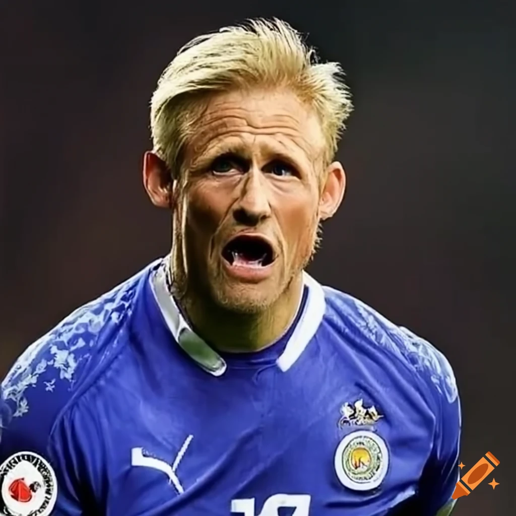 Kermit and peter schmeichel on Craiyon