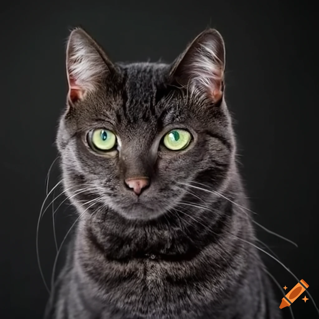 Illustration of a cat on Craiyon