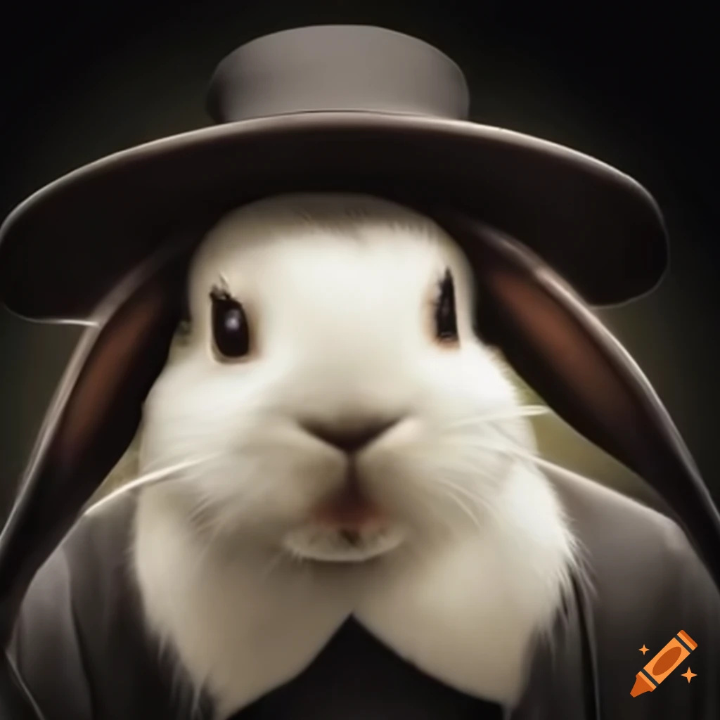 Image of a rabbit named Rabbi on Craiyon