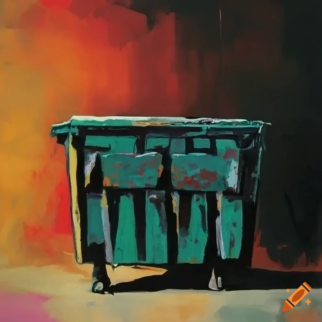 Abstract painting inspired by jackson pollock on Craiyon