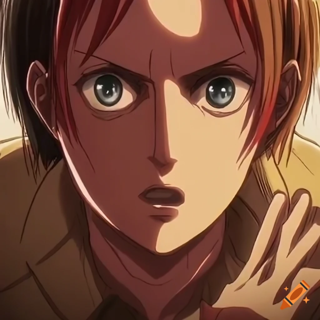 Titans battle scene from attack on titan on Craiyon