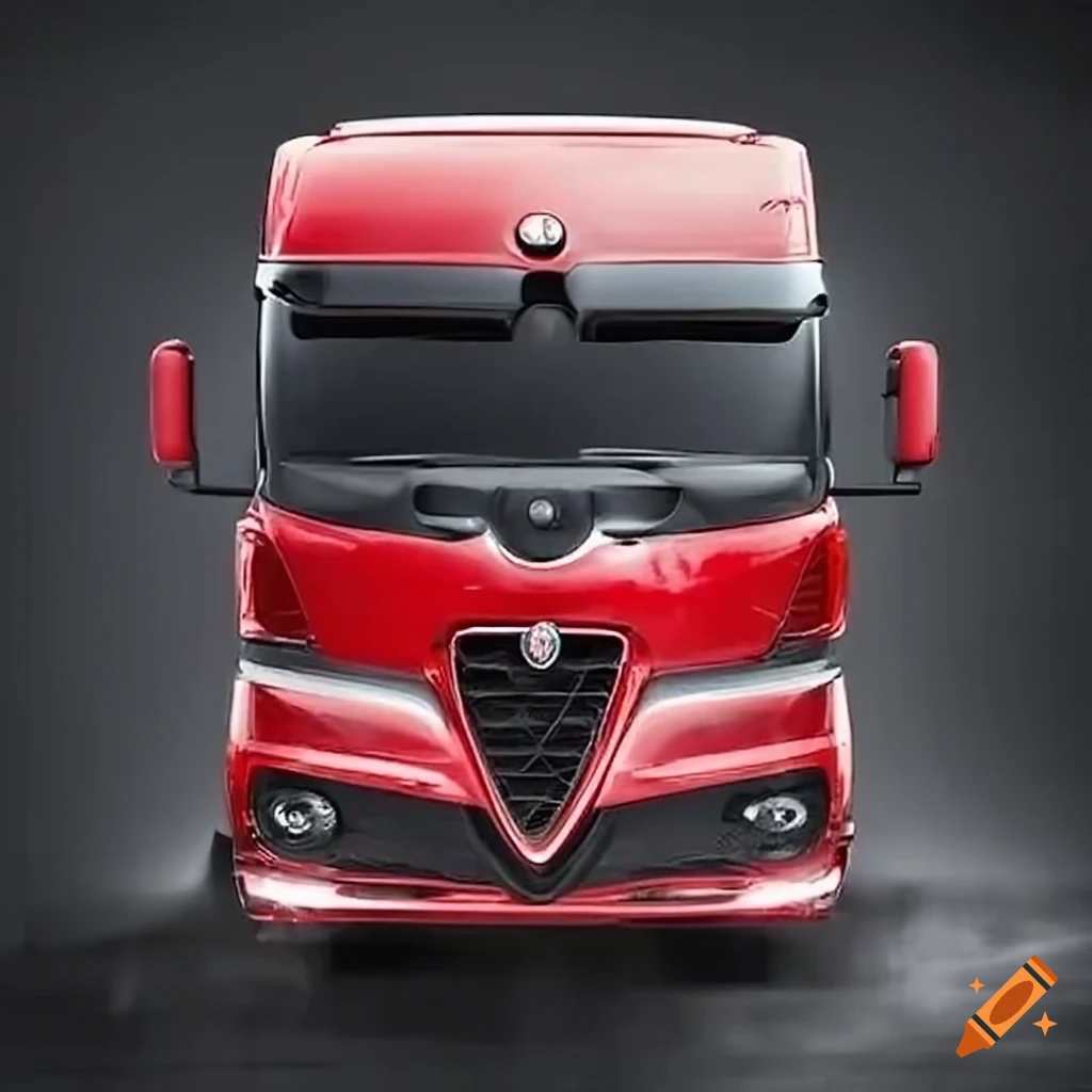 Alfa romeo truck on Craiyon