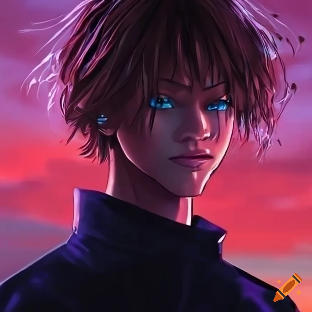 Digital Art Of Zendaya As Gojo digital-art-of-zendaya-as-gojo