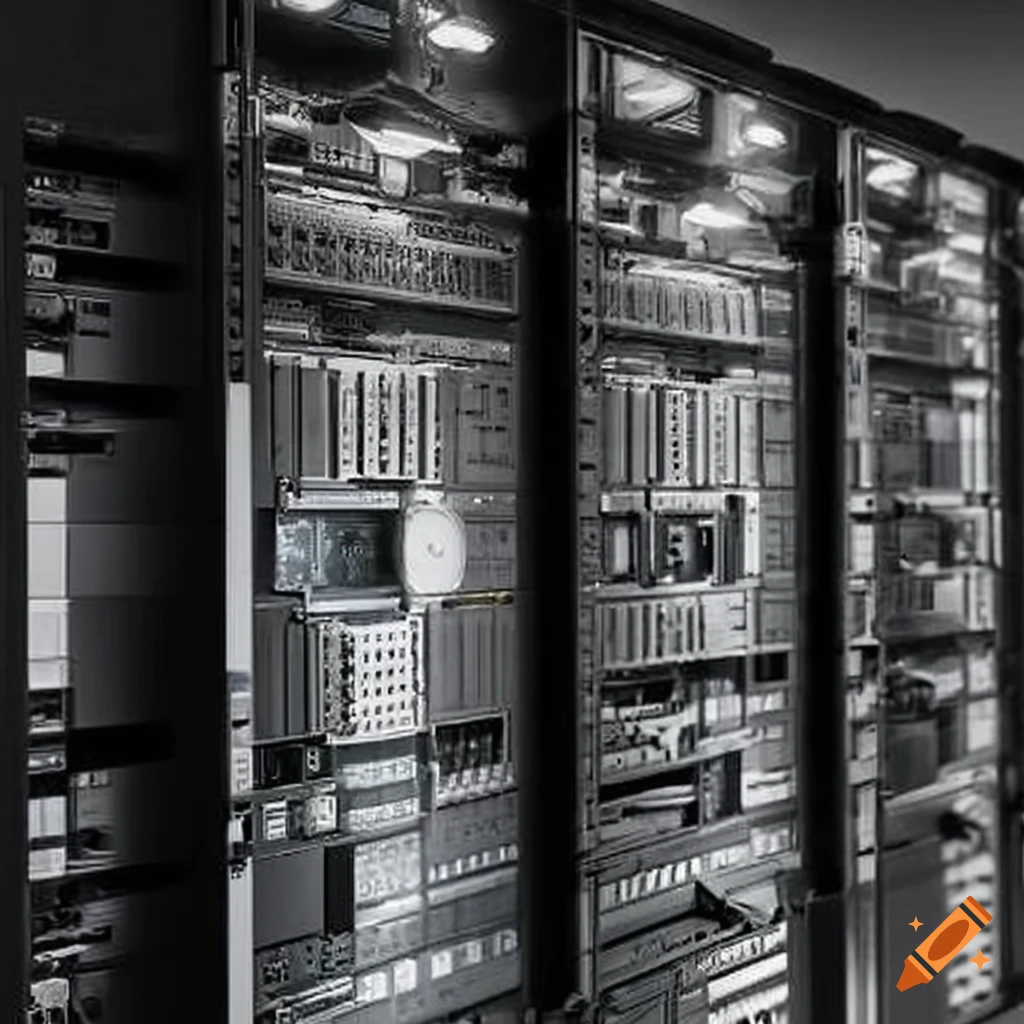Illustration of server performance issues on Craiyon