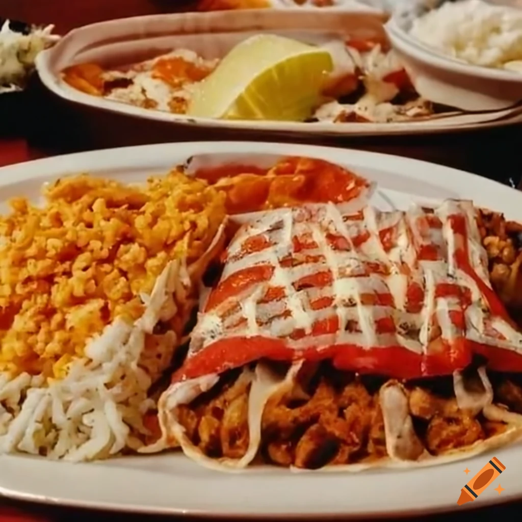 Vintage tex-mex restaurant advertisement