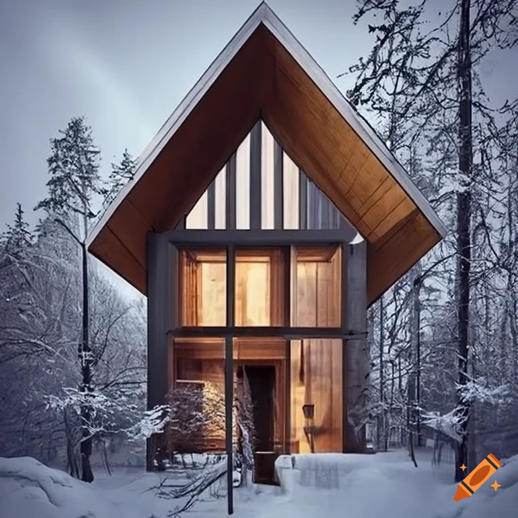 Sophisticated nordic tower cabin architecture