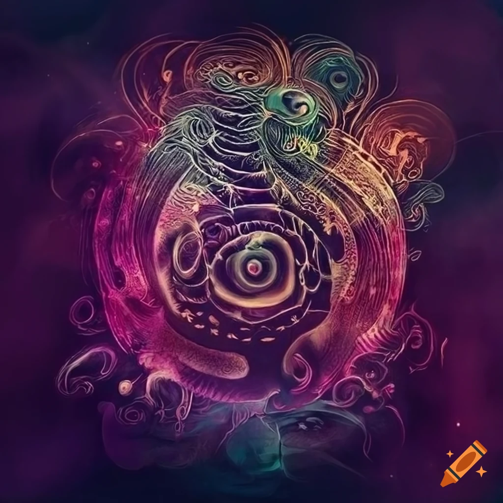 Illustration of a mysterious prophecy symbol