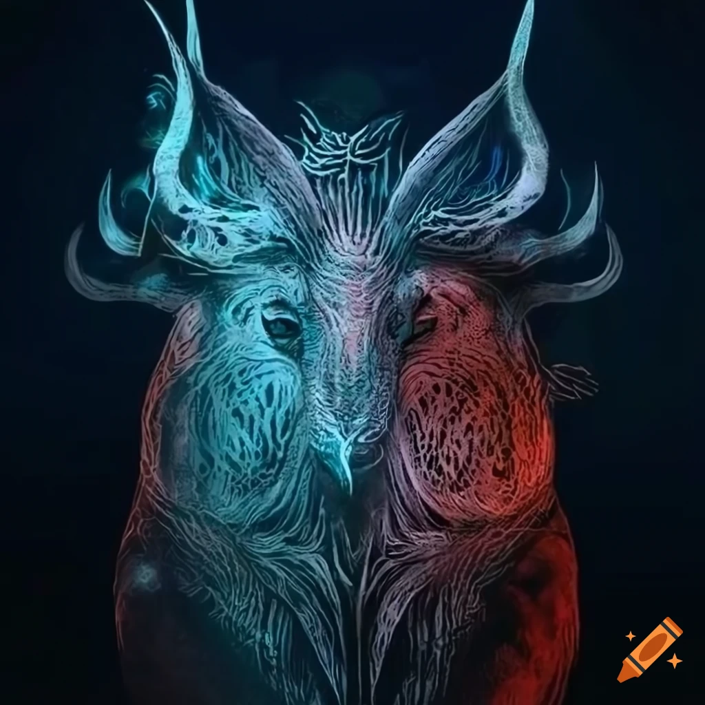 Illustration of a mysterious prophecy symbol on Craiyon