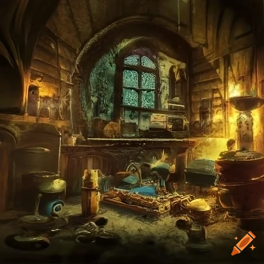 Fantasy tavern on Craiyon