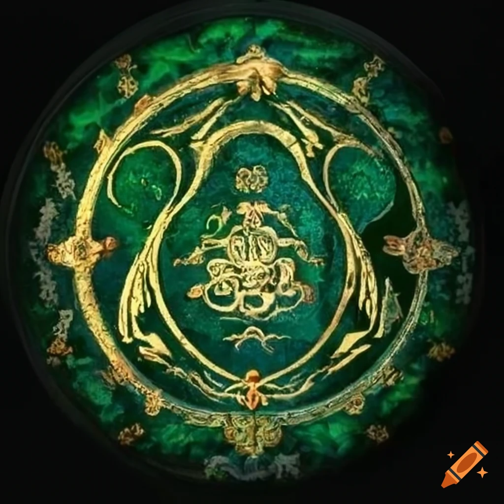 Fish demon spitting gold coins in a bosch inspired scene on Craiyon