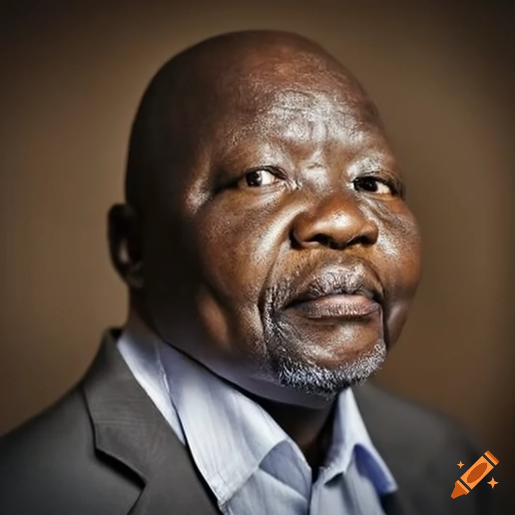 Portrait of oupa gqozo on Craiyon