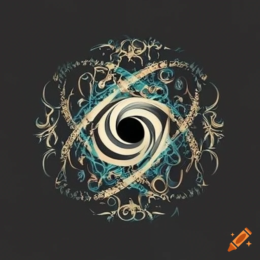 Elegant logos with mathematical symbols