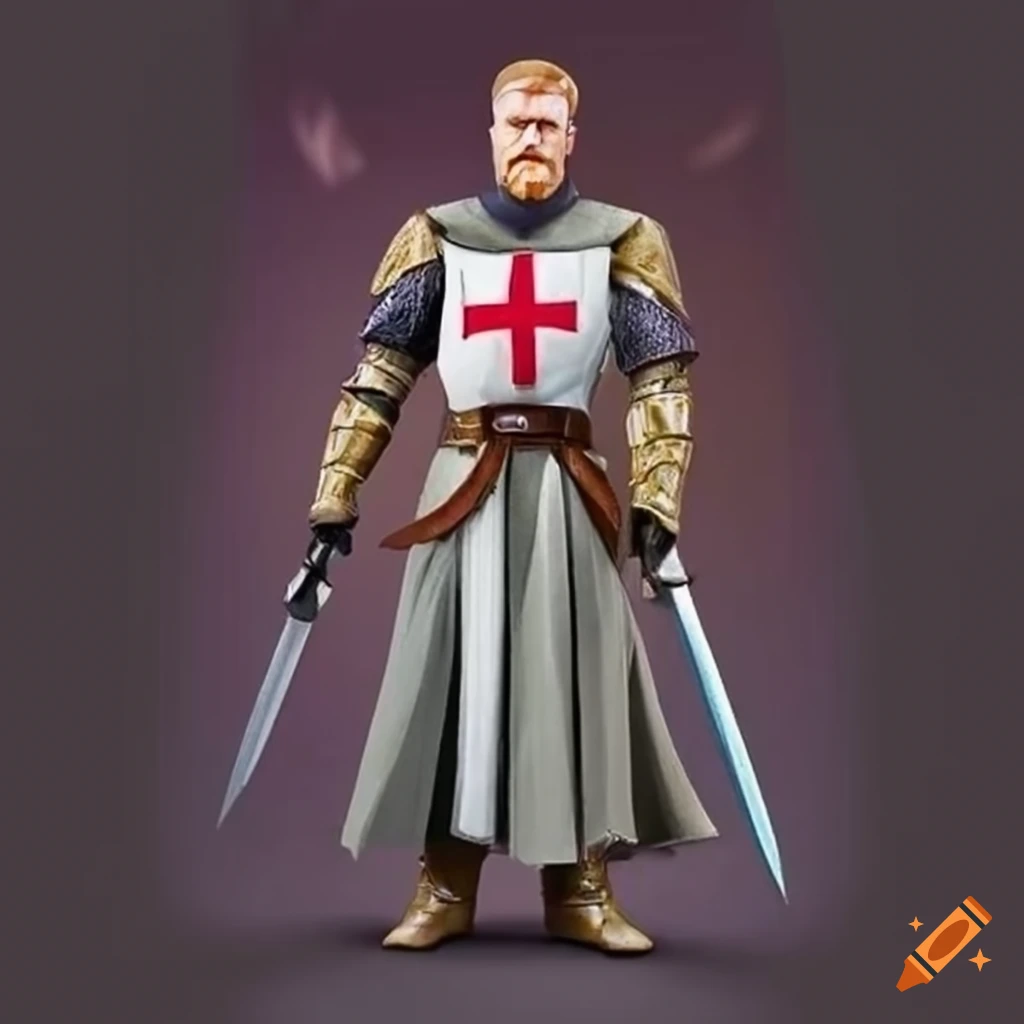 Fusion of nappa and obi wan kenobi in knight armor