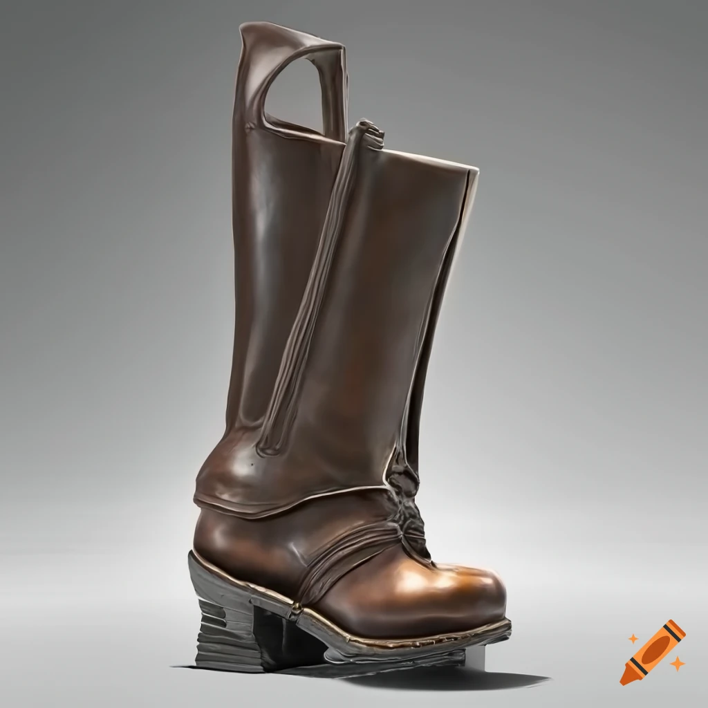 Sculpture of a big boot