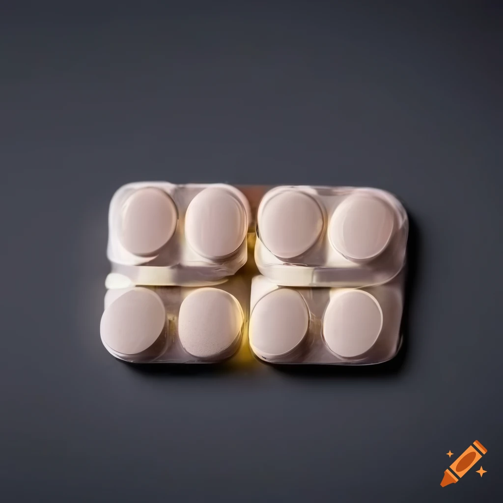 Packaging of acetaminophen tablets on Craiyon