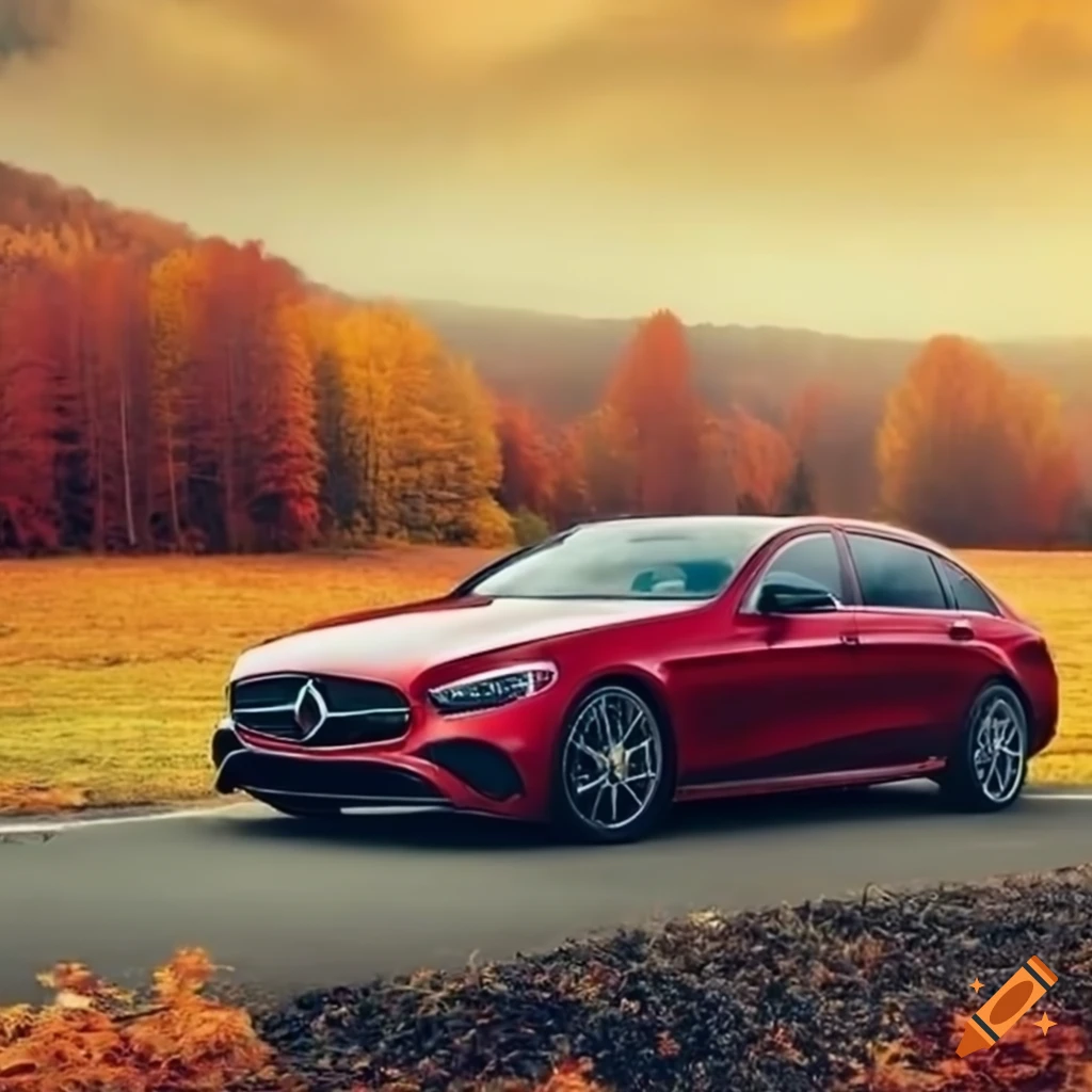 White mercedes car in taiwan on Craiyon