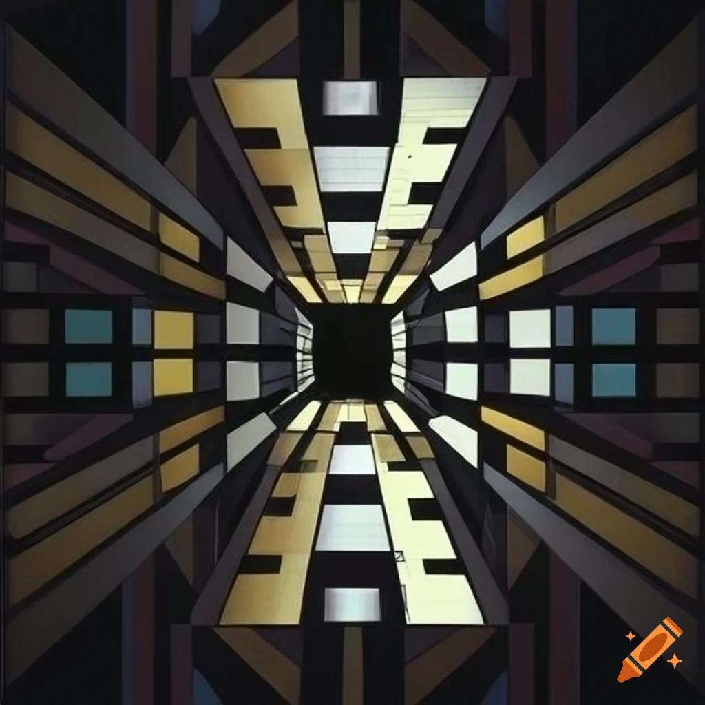 Surreal and abstract artwork by victor vasarely