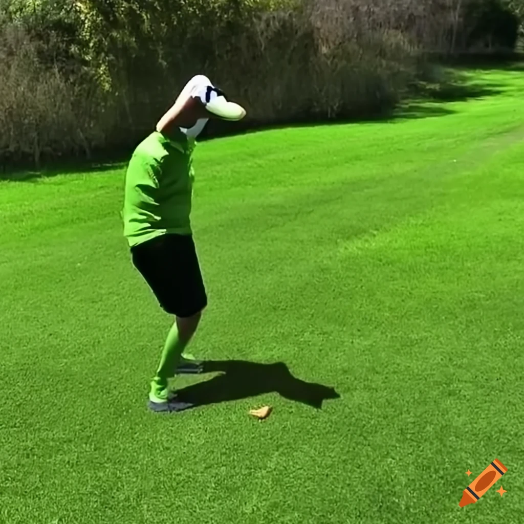 Kermit the frog as a greenkeeper