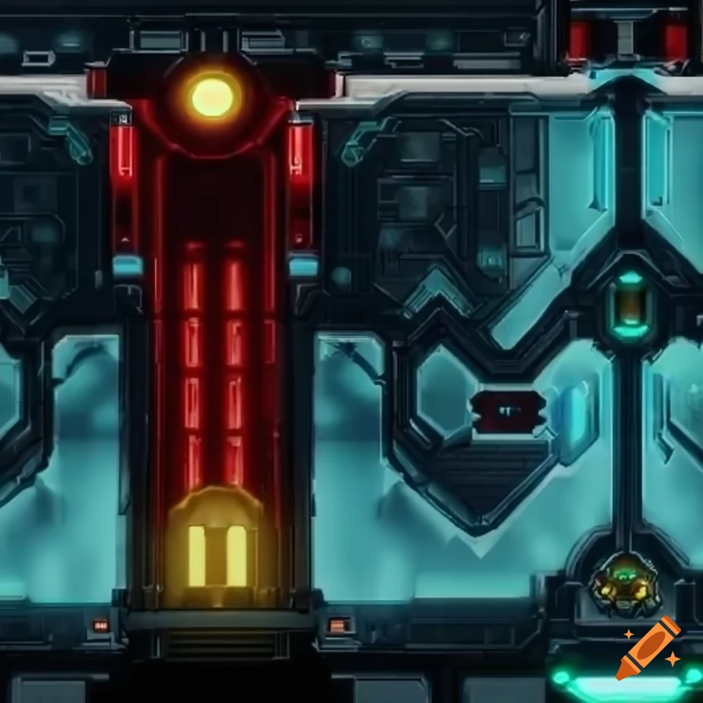 High resolution realistic tiles for metroid dread