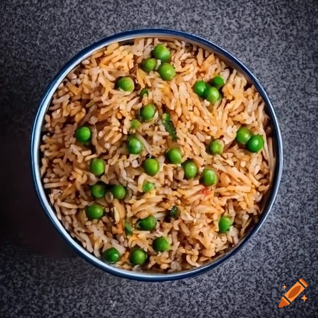 Indian jeera fried basmati rice on Craiyon