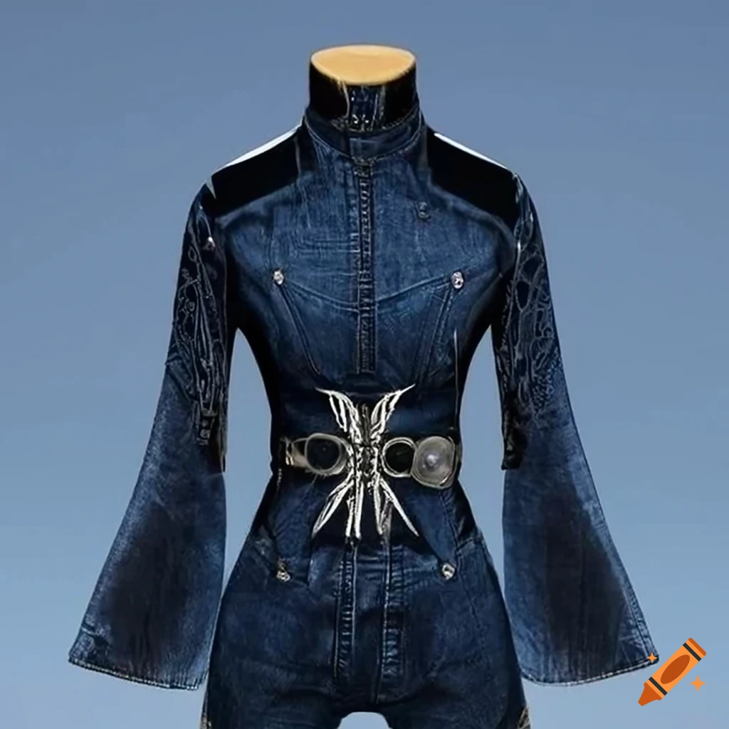 High-detail 3d rendering of a ghost-styled playsuit on Craiyon