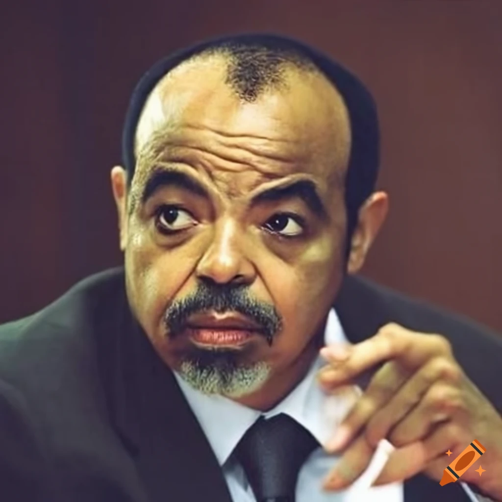 Portrait of meles zenawi