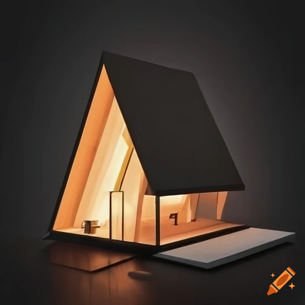 Minimalist tower cabin architecture on Craiyon