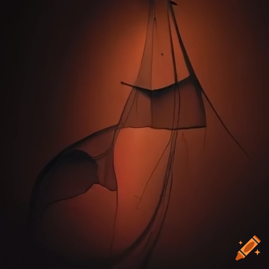 Abstract art depicting detachment on Craiyon