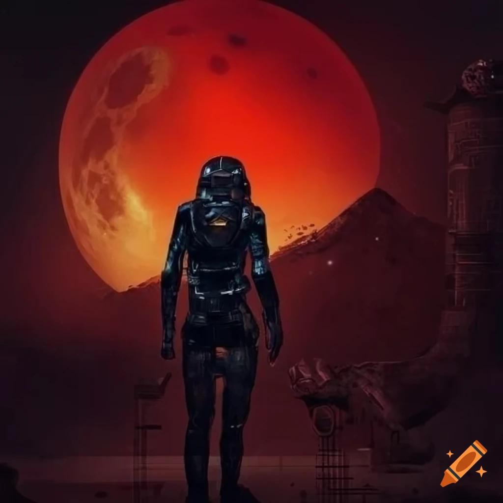 Sci fi lady in a spaceship on Craiyon