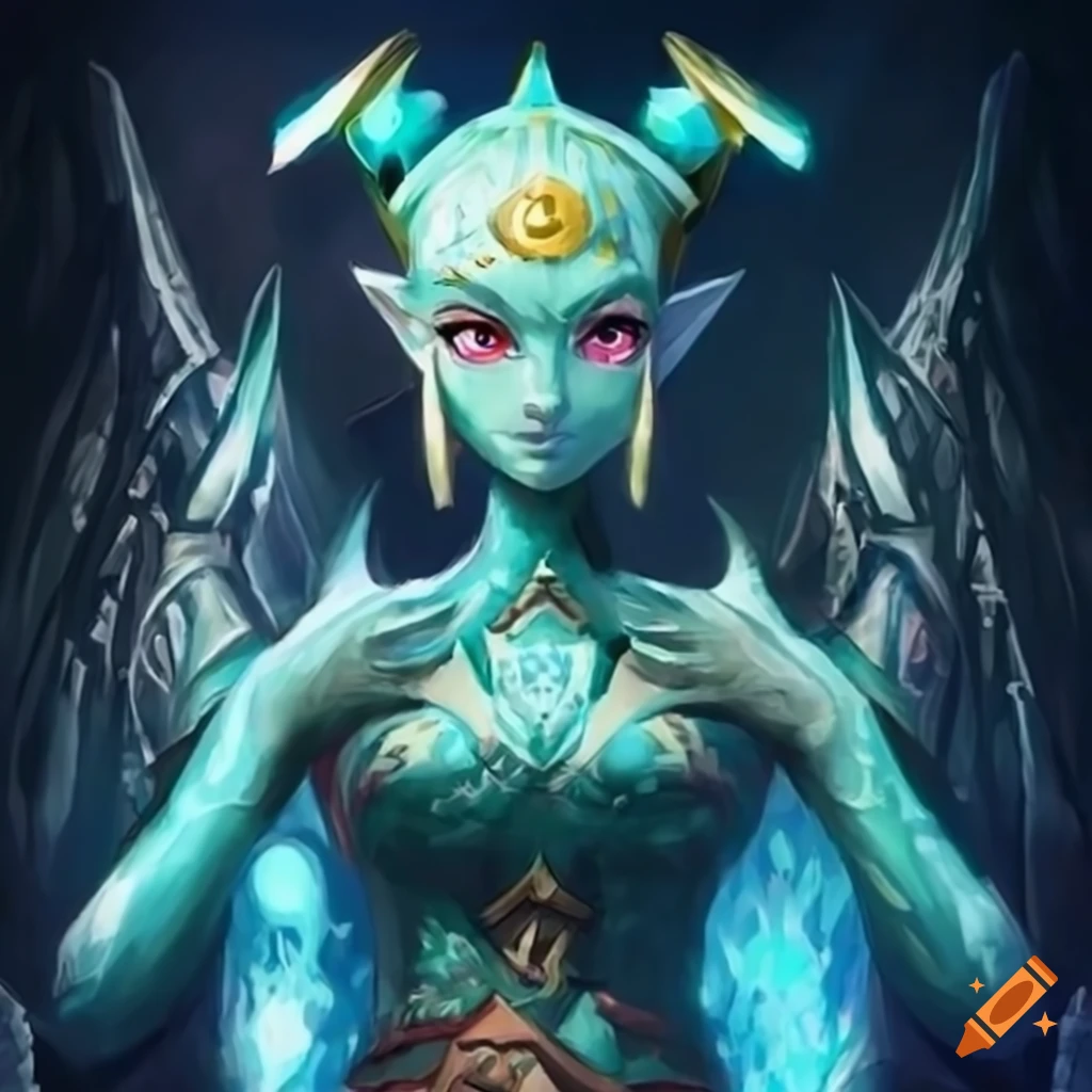 Merger Of Zelda Ruto Midna And Mipha On Craiyon