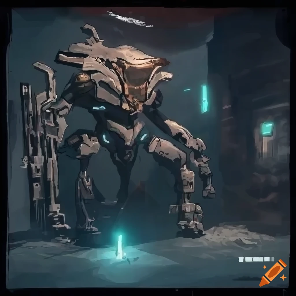 Detailed concept art of futuristic video game characters on Craiyon