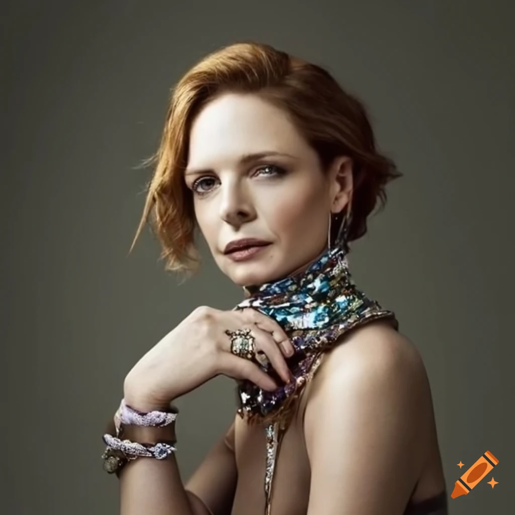 Stylish portrait of rebecca ferguson