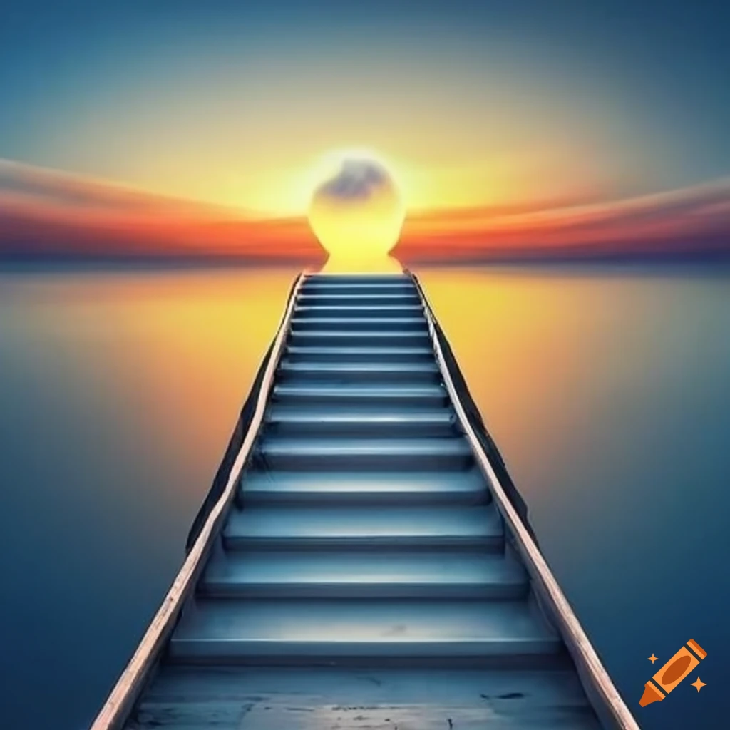 Stairway to heaven on Craiyon