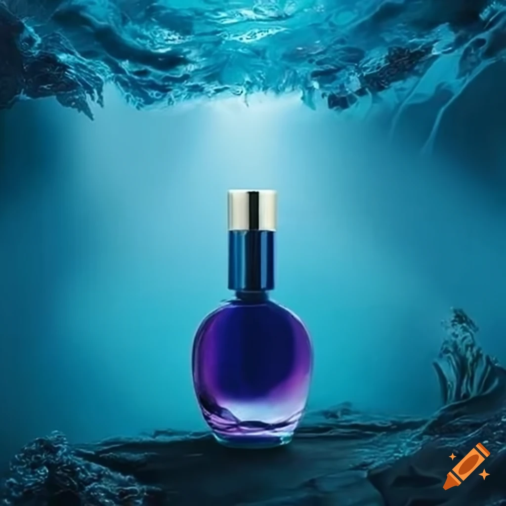 Fragrance inspired by the ocean on Craiyon