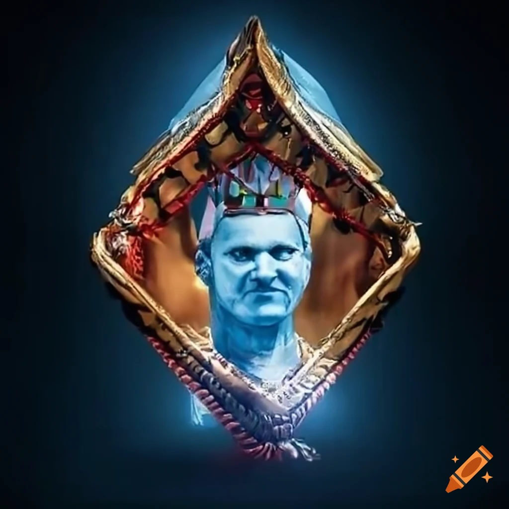 Baseball diamond with a diamond as the king