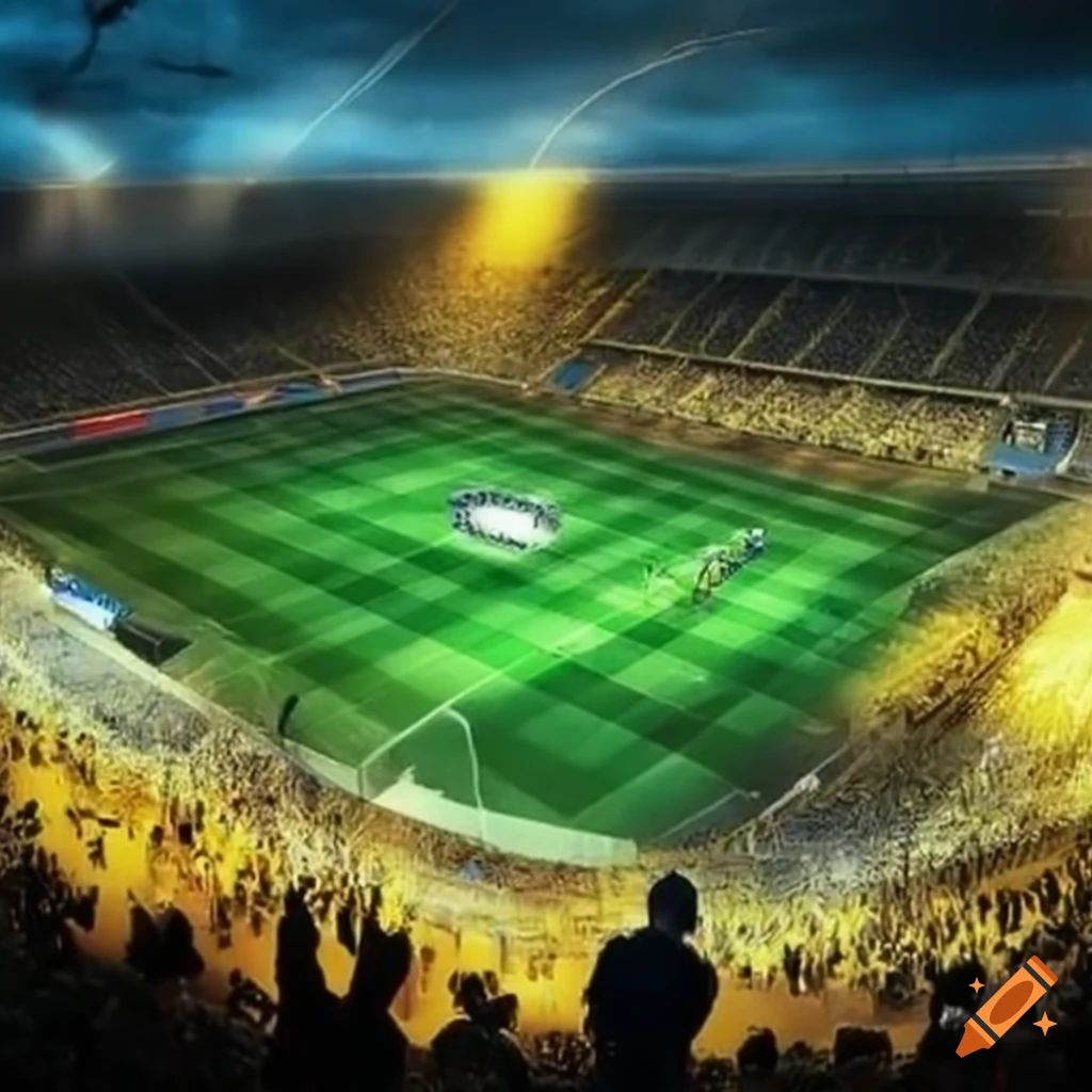 Rendering of a new stadium for nac breda with a rat on Craiyon
