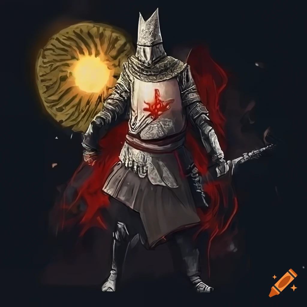 Solaire of astora from dark souls on Craiyon