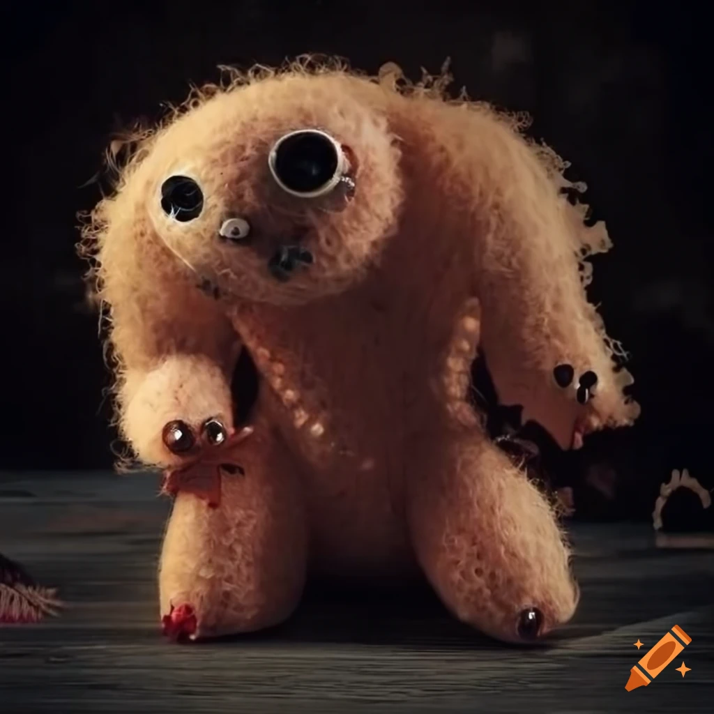 Monstrous and scary muppet on Craiyon