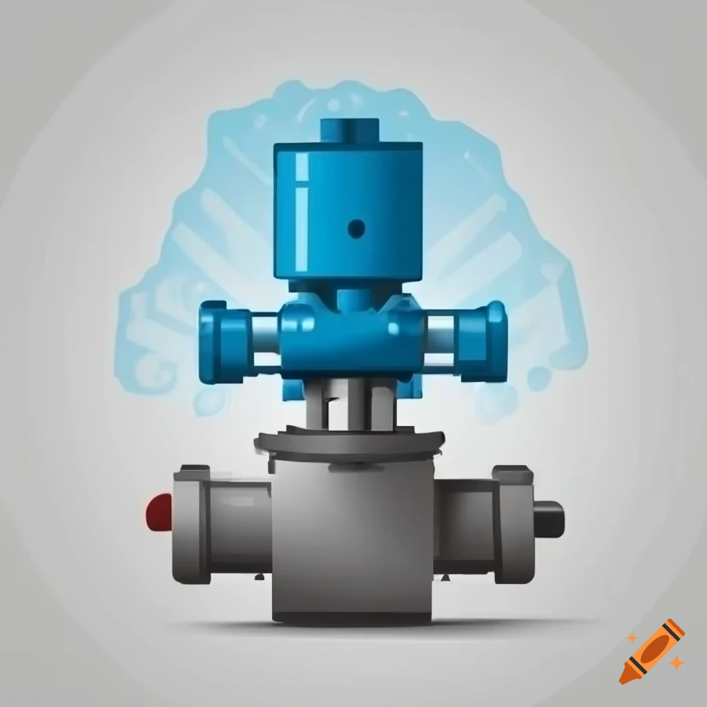 Eye-catching vector icons of industrial pneumatic valve on Craiyon