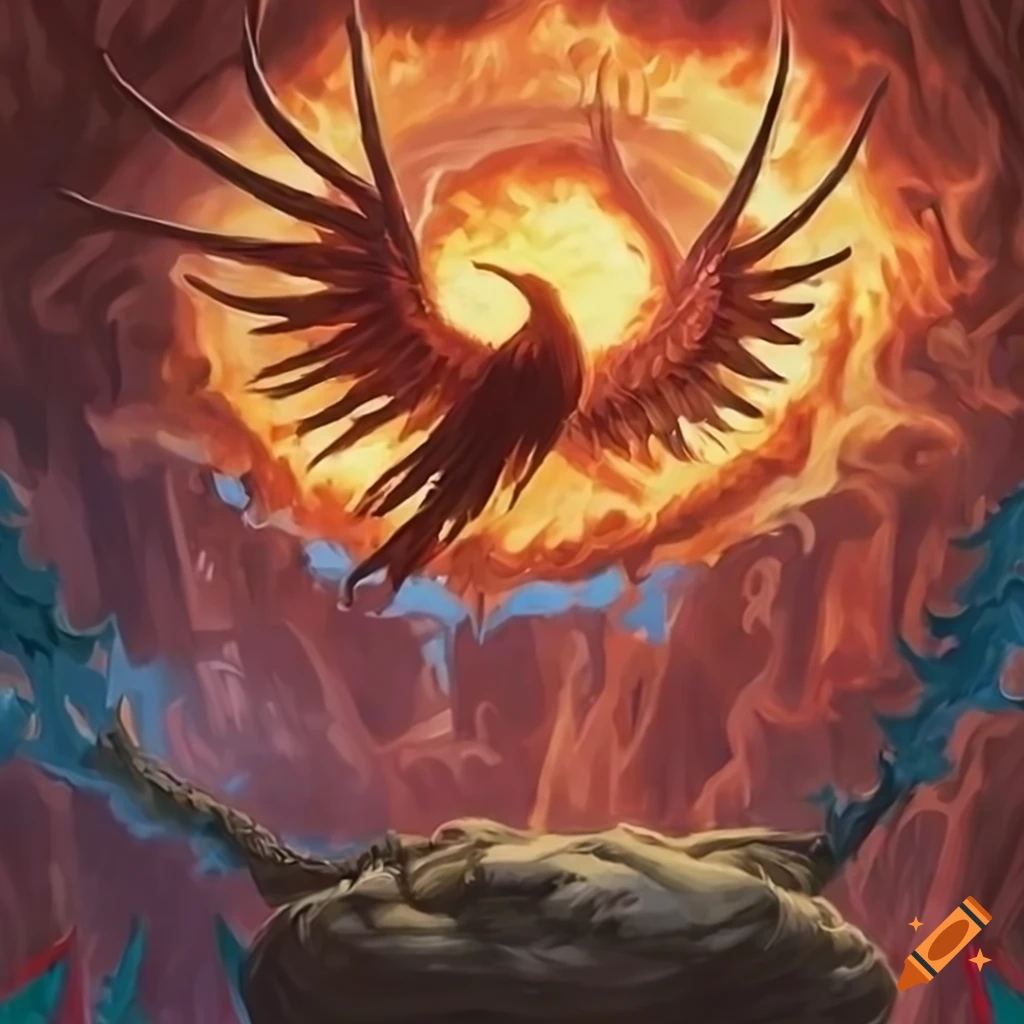 Divine light conquering an evil demon in fantasy art style on Craiyon