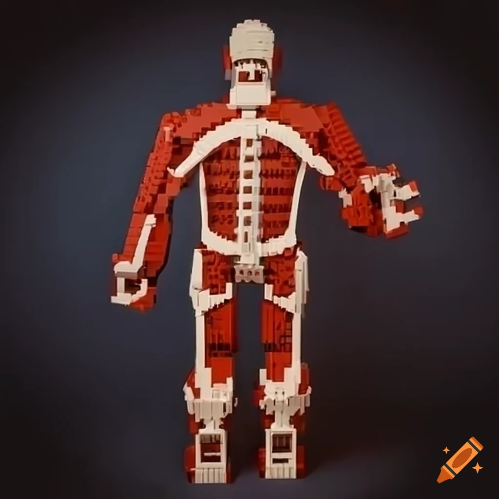 Lego model of dc comics villain clayface on Craiyon