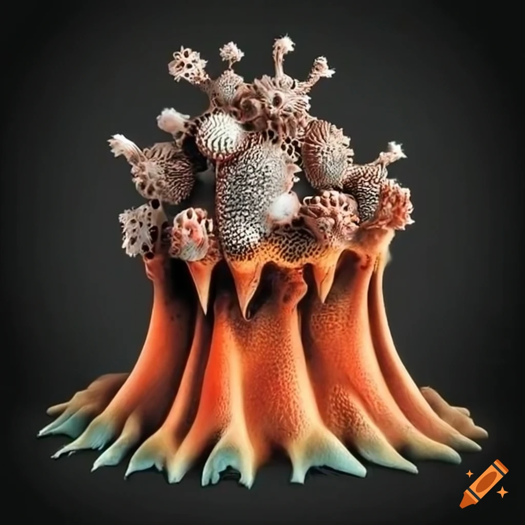 Cute and adorable volcanic animals by haeckel on Craiyon