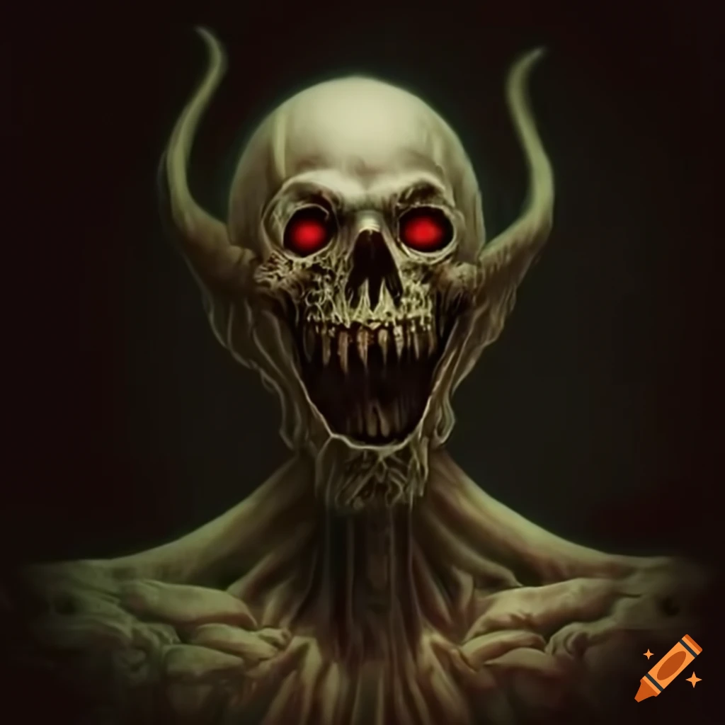 Image of an undead spectre on Craiyon