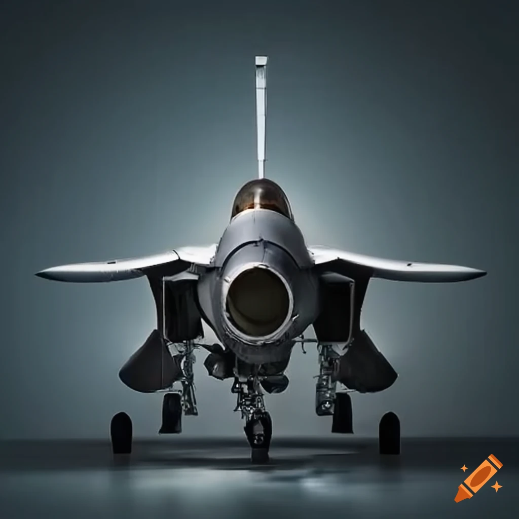 Image of a three-engine fighter jet on Craiyon