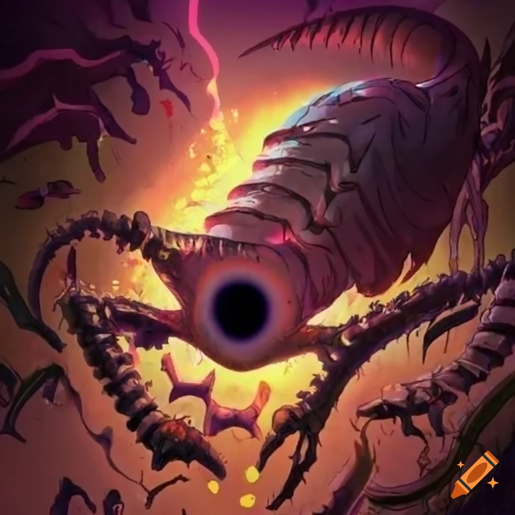 Image of eldritch tendrils and eyes on Craiyon