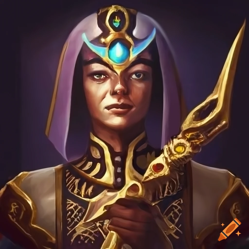 18-inch sceptre of ra on Craiyon