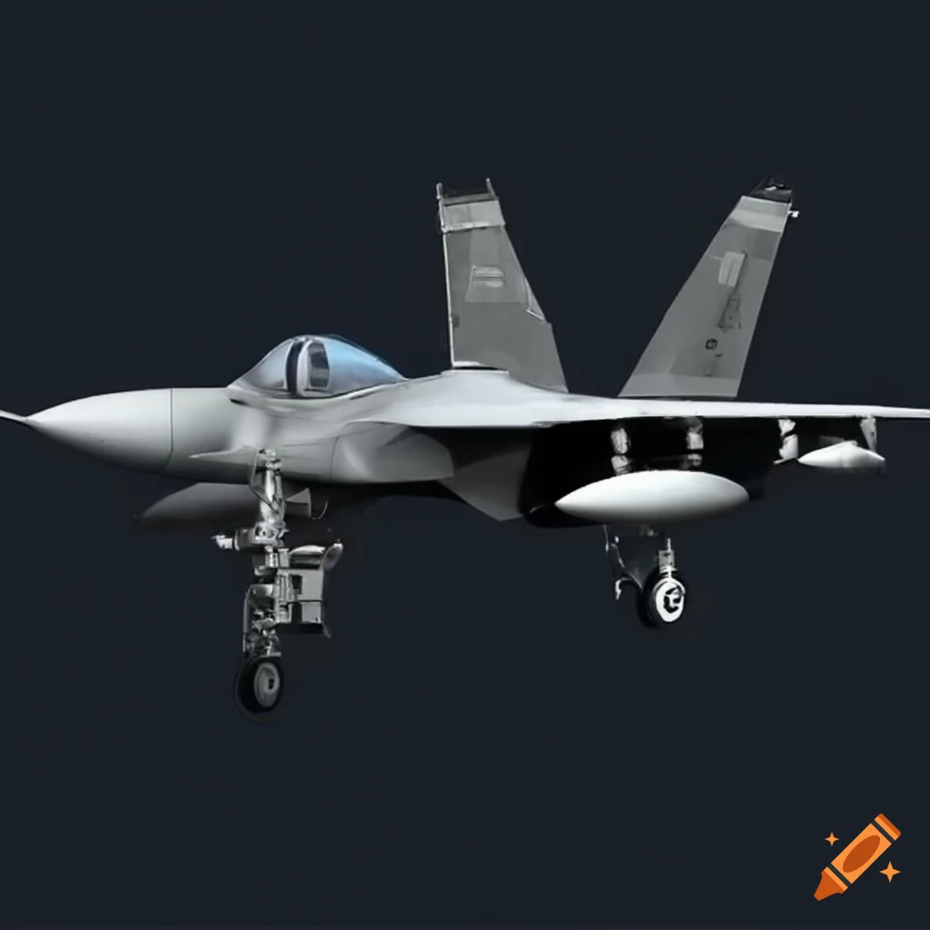 Image of a three-engine fighter jet on Craiyon