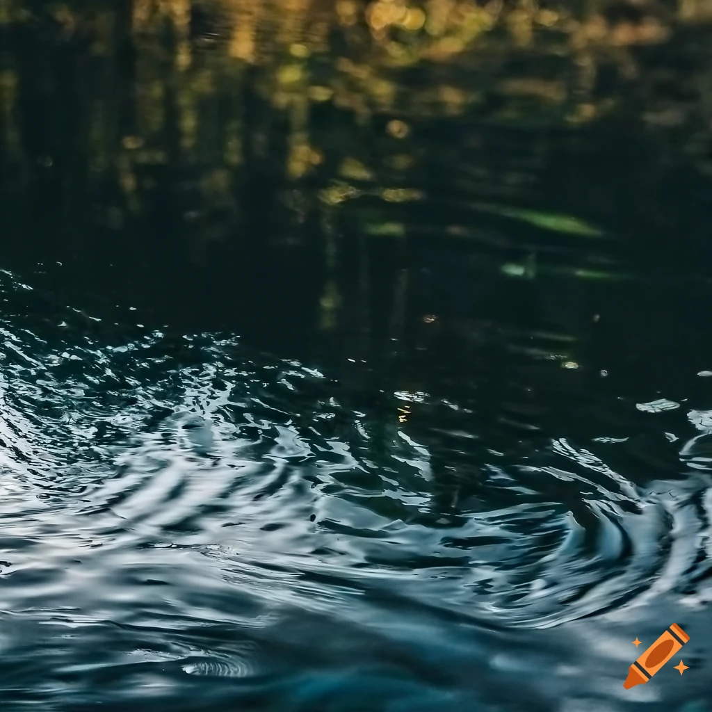 Ultra high definition photograph of a water puddle