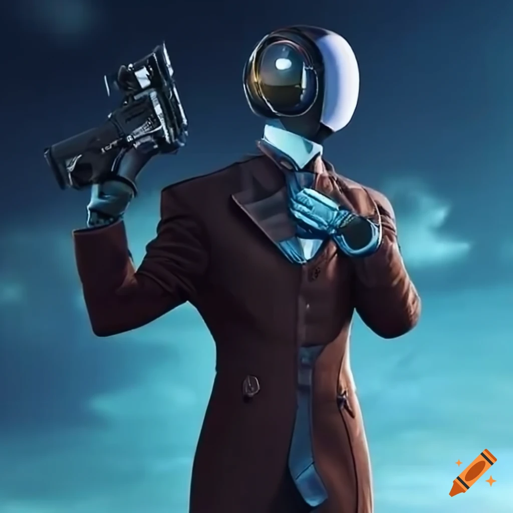 3d render of cypher from valorant in astronaut suit on Craiyon