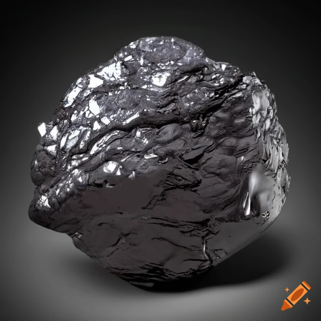 Realistic photograph of hematite on Craiyon